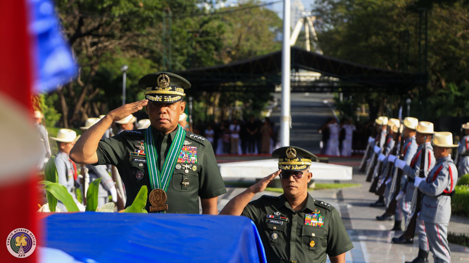 CSAFP HONORS FALLEN SOLDIERS IN A WREATH-LAYING CEREMONY